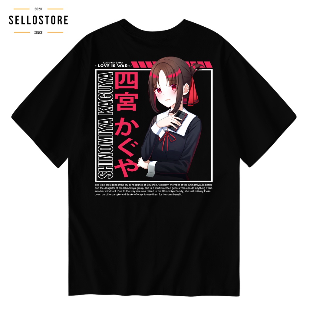 Jual Kaos Anime LOVE IS WAR KAGUYA-SAMA Original Baju Wibu Distro ...