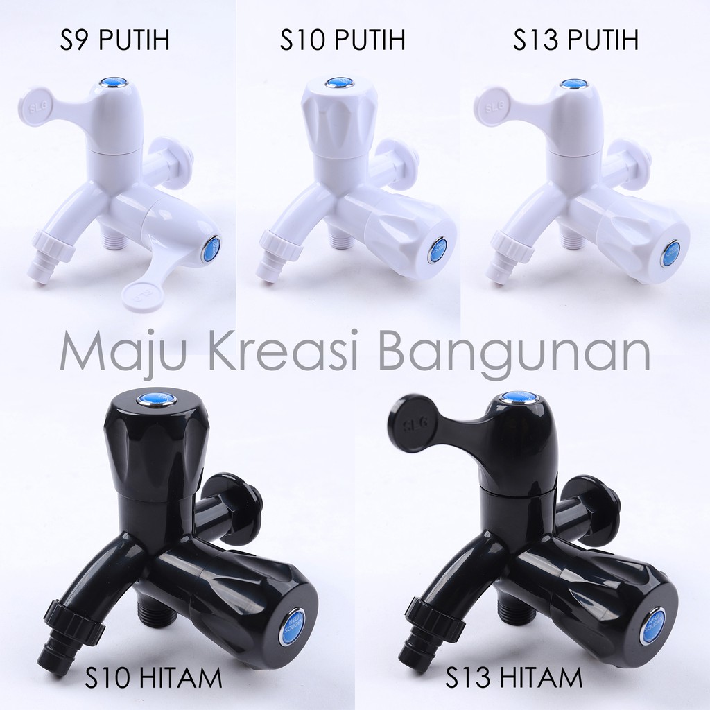 Jual Kran Cabang PVC Shower New Soligen Keran Double Plastik S9 S10 S13 ...