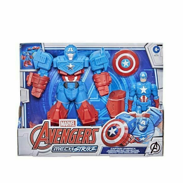 Jual Avengers Mech Strike 8Inch Ultimate Mech Suit Captain America ...