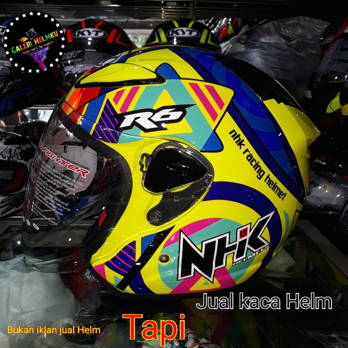 Jual Kaca Helm NHK R6 Original | Shopee Indonesia