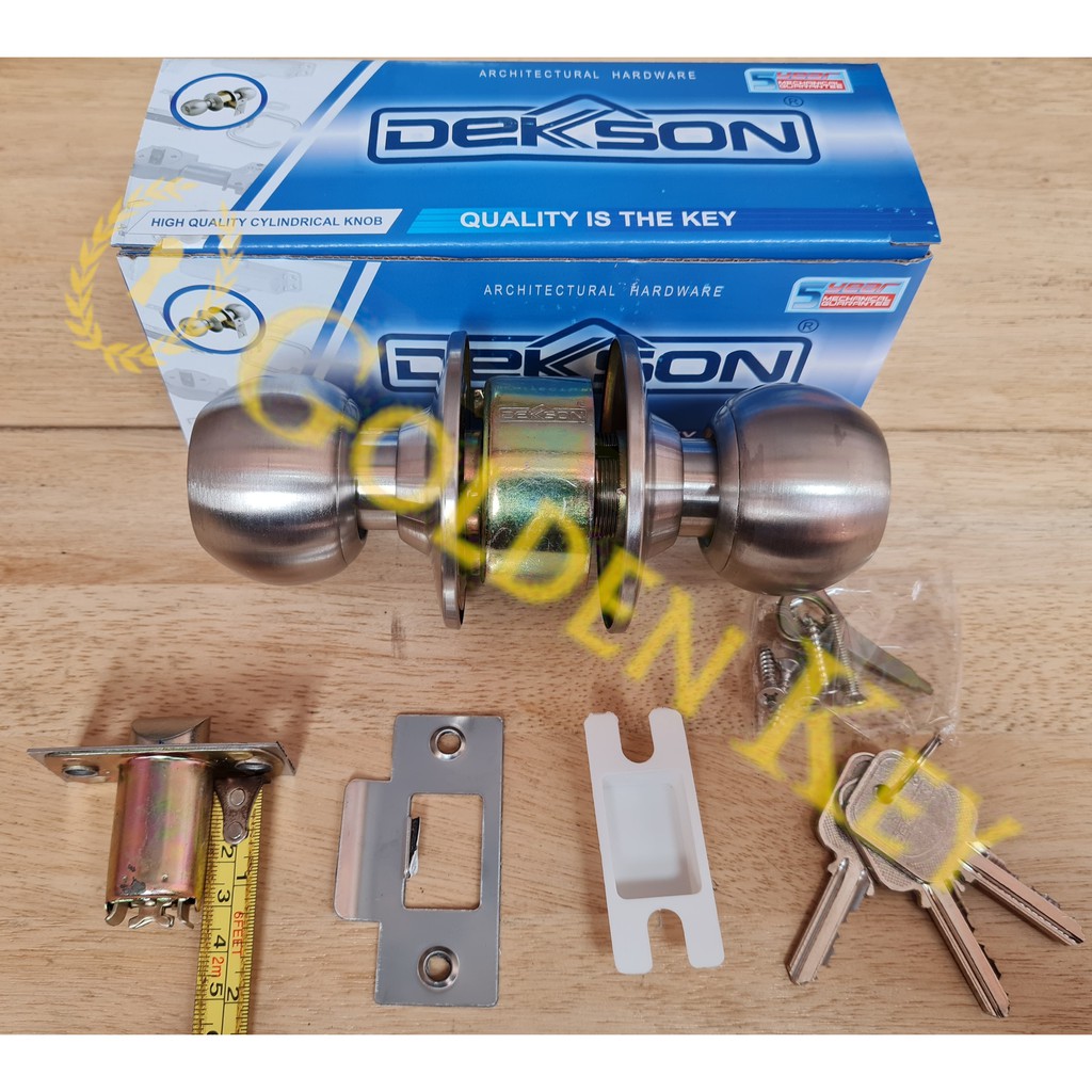 Jual Kunci Bulat Dekson Dekkson KCBL DL8587 ET SSS Handle Knob Lockset ...