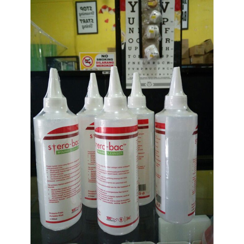 Jual STEROBAC WOUND CLEANSER 200ML | Shopee Indonesia