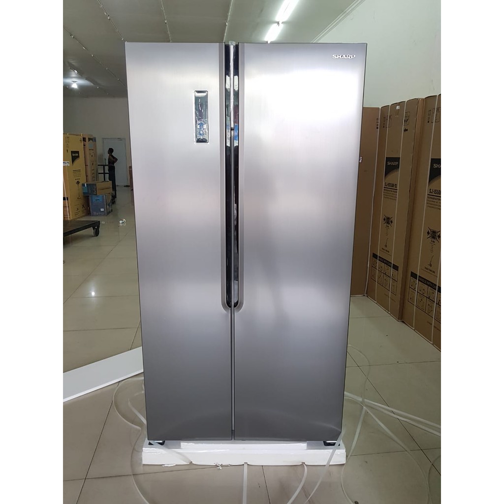 Jual KULKAS SHARP SJ-IS 50 M-SL / SJ-IS 60 M-SL LEMARI ES 2 PINTU SIDE ...