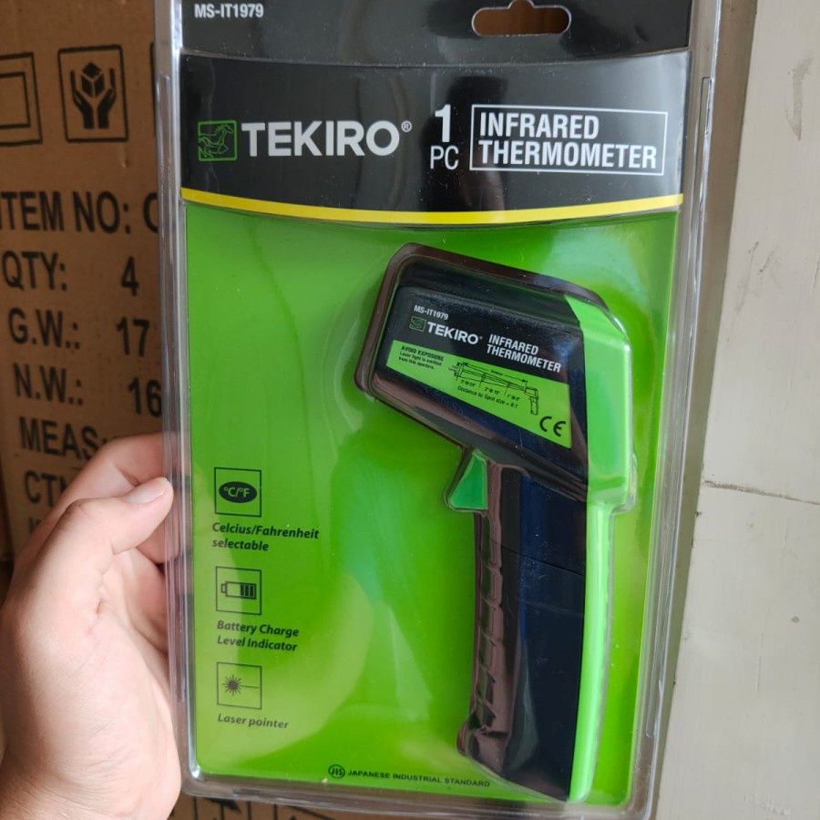Jual TEKIRO INFRARED THERMOMETER Gun Digital Tekiro Alat Pengukur Suhu ...
