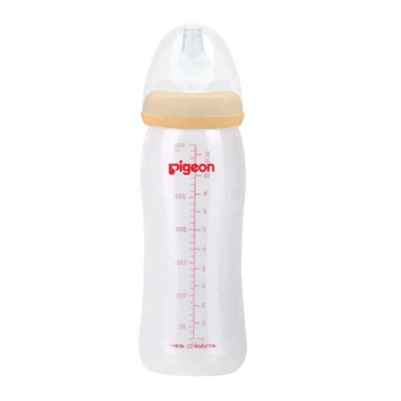 Jual Pigeon Botol Susu PP Wide Neck Orange 330ml | Shopee Indonesia