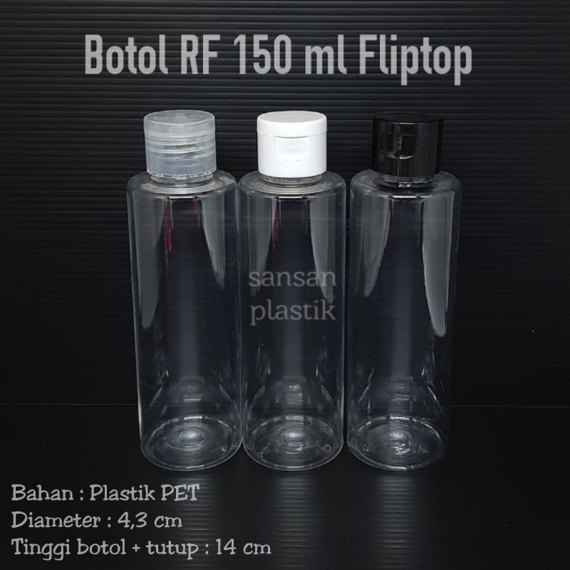 Jual Botol RF 150ml fliptop / Botol 150 ml fliptop model RF | Shopee ...