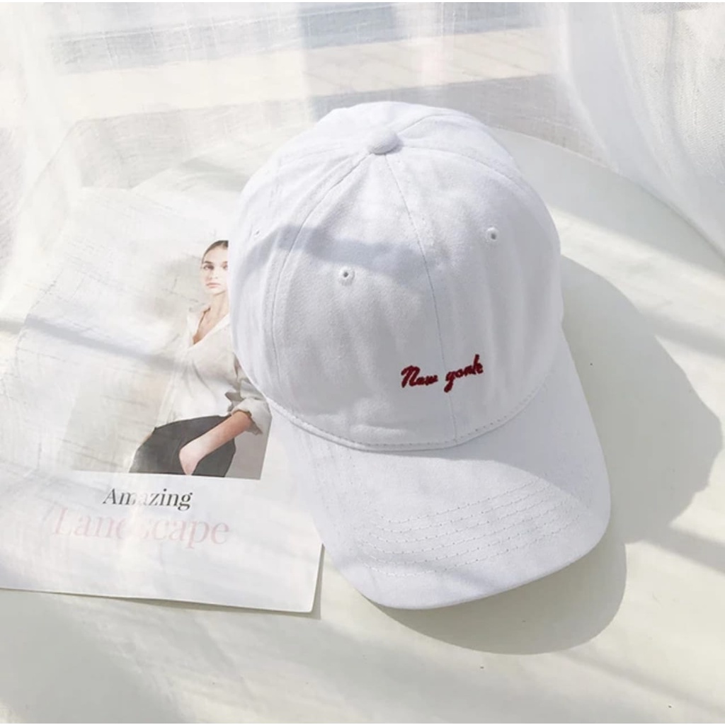 Jual NY New York Topi Baseball Dua warna Best New Item Trendy 2 warna ...