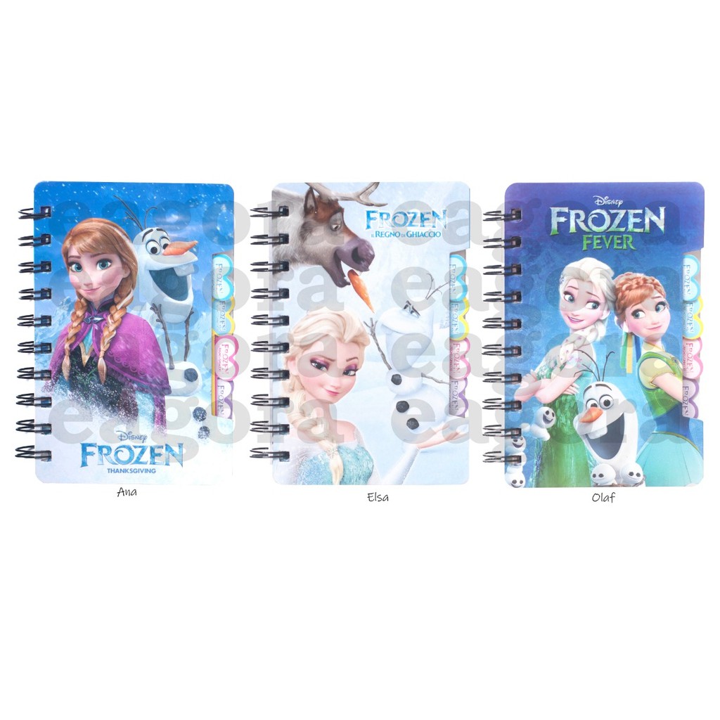 Jual Notebook Frozen Ana Elsa Princess Olaf Unik Memo Notepad Lucu Buku ...