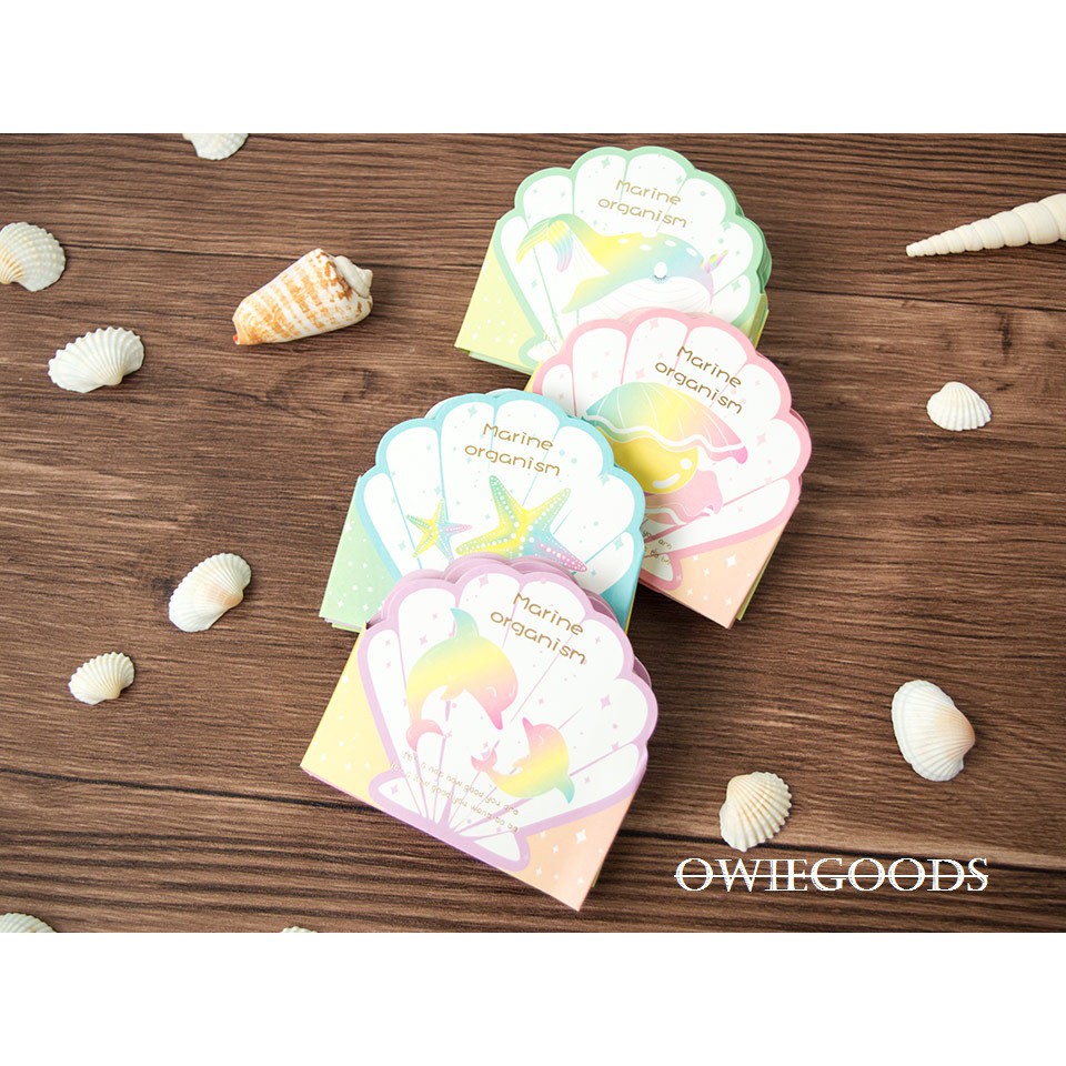 Jual SET STICKY NOTES / STIKI NOTES / STIKY NOTES LUCU MARINE ORGANISM ...