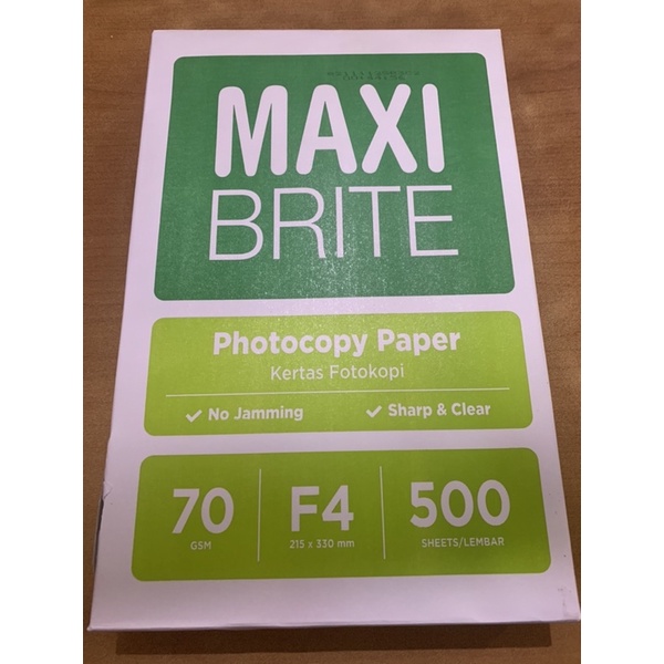 Jual Kertas Maxi Brite F4 1 Rim | Shopee Indonesia