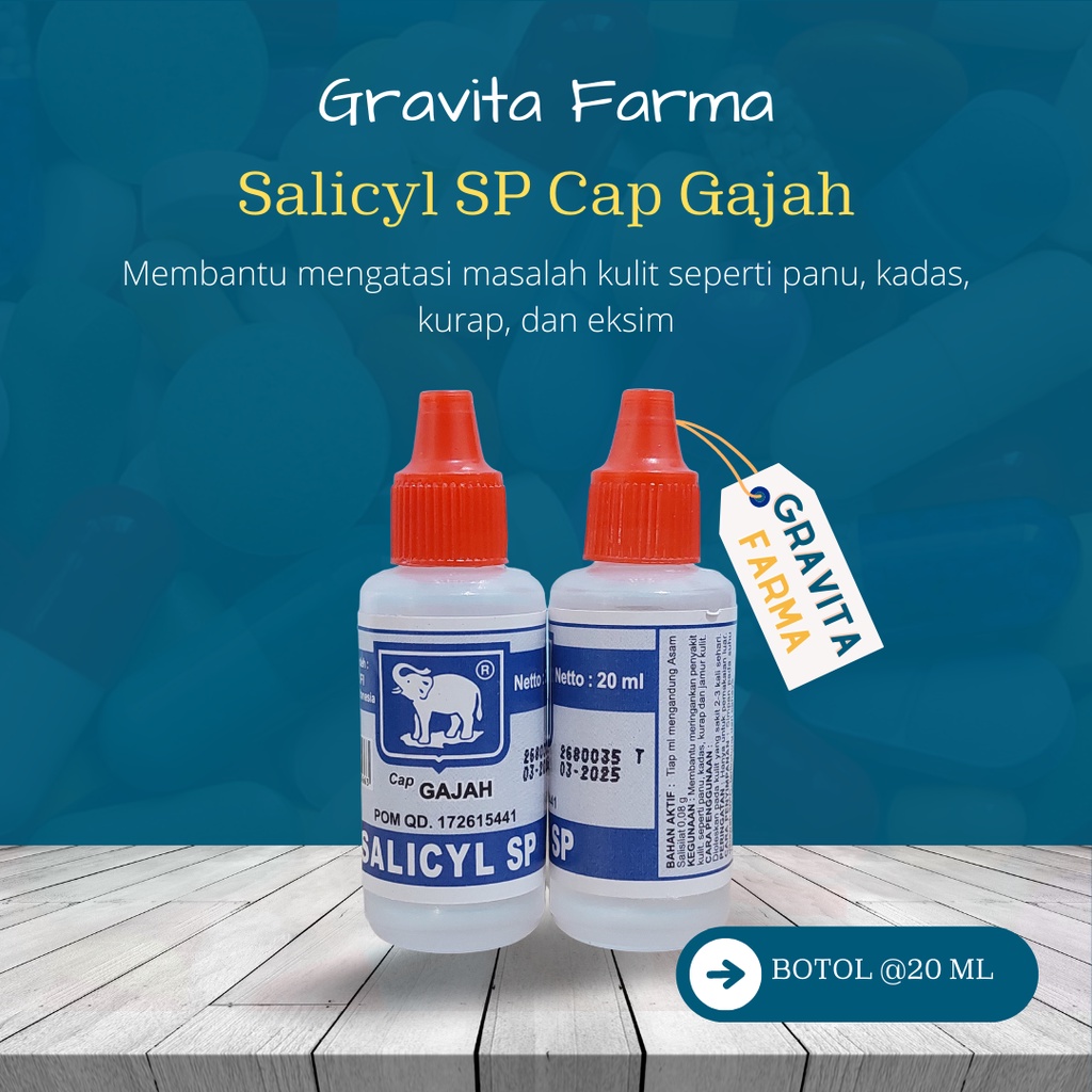 Jual Salicyl SP cap Gajah 20 mL - Gadjah Salisil cair | Shopee Indonesia