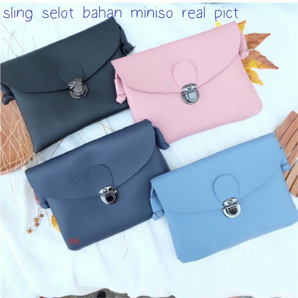 Jual Sling selot bahan miniso | Shopee Indonesia