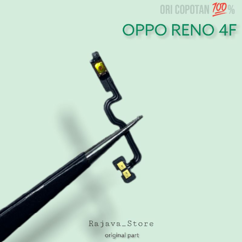 Jual Fleksibel Flexibel Tombol power on off oppo reno 4f ori original copotan | Shopee Indonesia