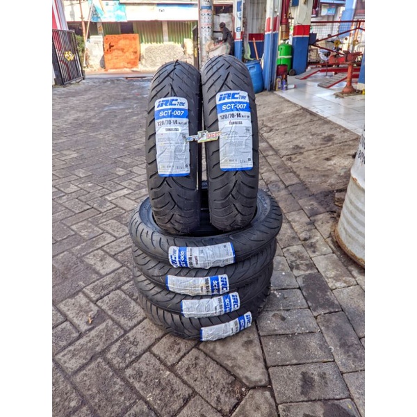 Jual Ban Belakang PCX150 Vario160 IRC SCT 007 120/70-14 ulir Standart ...
