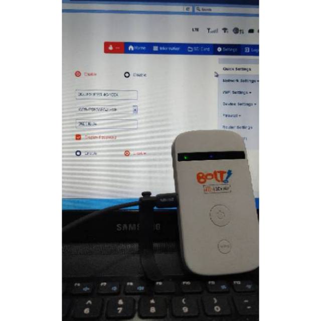 Jual mifi modem mf 90 unlock all 4g LTE All operator full Set dan ...