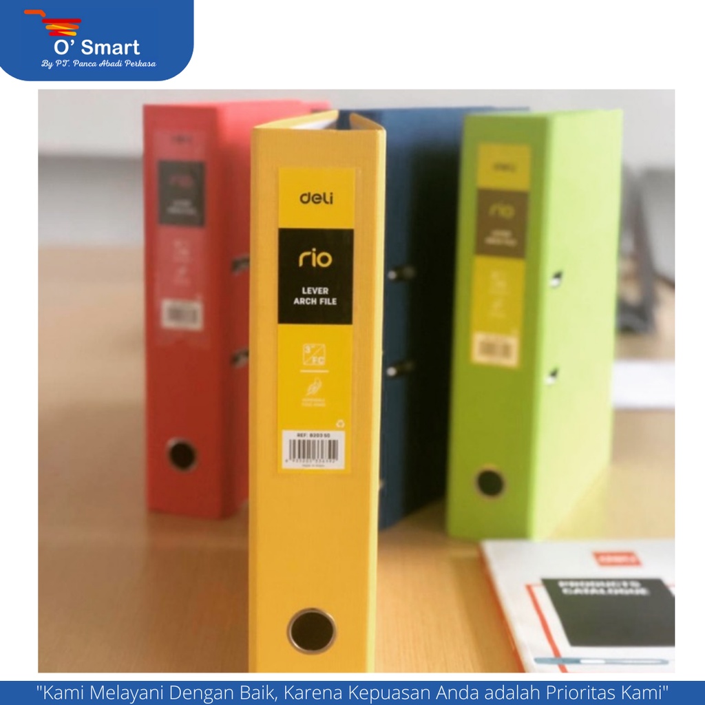 Jual DELI Odner Ukuran Folio Hitam/Merah/Kuning/Biru/Hijau | Shopee ...