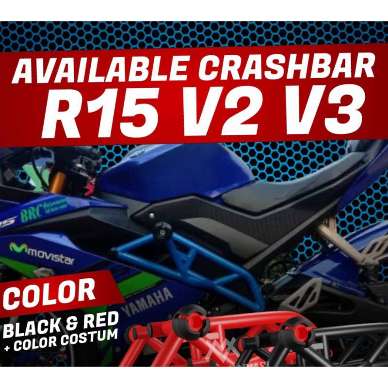 Jual Tubular Yamaha R15 V3 plus Jalu slider | Shopee Indonesia