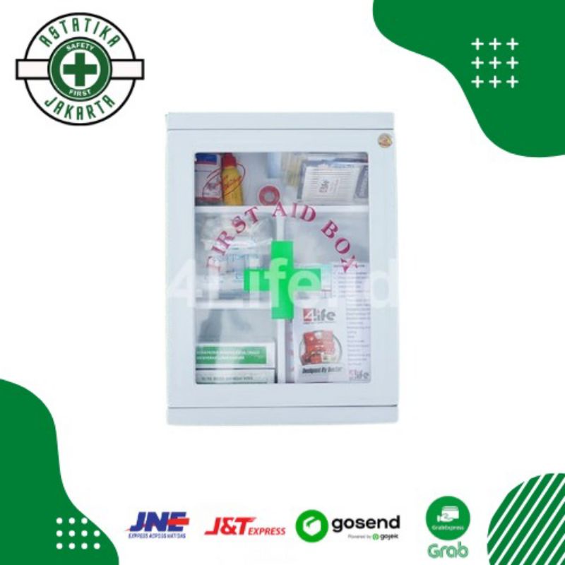 Jual Kotak P3K Dinding / Box P3K Plastik Tipe C / Sesuai kemenaker | Shopee Indonesia