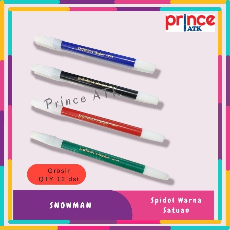 Jual SNOWMAN SPIDOL WARNA KECIL SATUAN | Shopee Indonesia