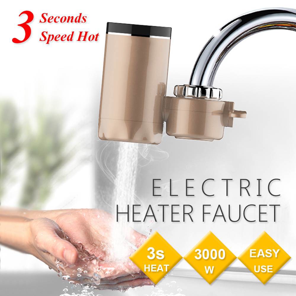 Jual High Quality... 3000W Kitchen Electric Water Heater Tap Instant Hot Water Faucet Heater ...