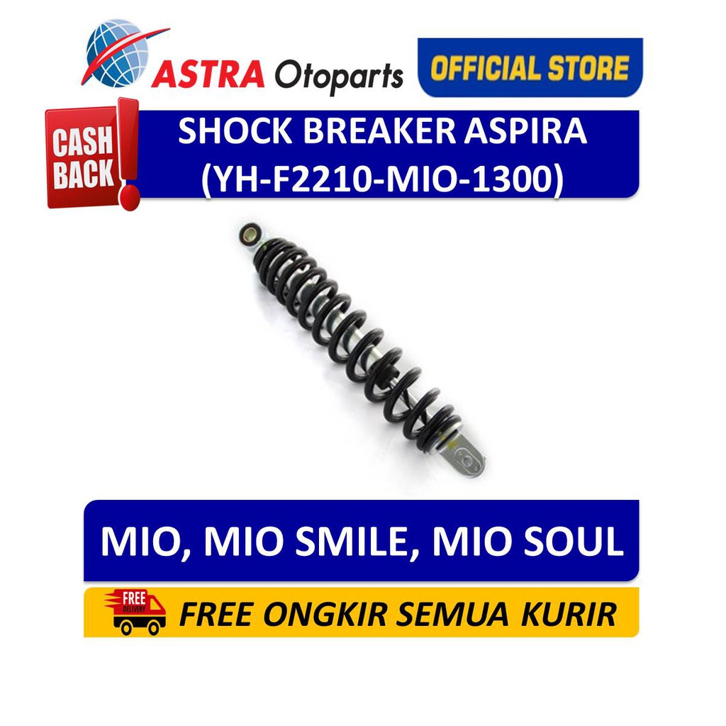 Jual Shock Breaker Aspira Motor Mio , Mio Smile, Mio Soul YH-F2210-MIO ...