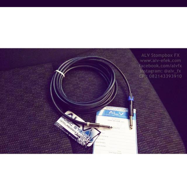 Jual Kabel Gitar 2 meter, bisa untuk Keyboard, kabel mixer, kabel bass ...