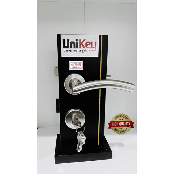 Jual UNIKEY Handle Pintu Kayu HRE 219.52 HANDLE ON ROSE HRE 219.52 SS ...