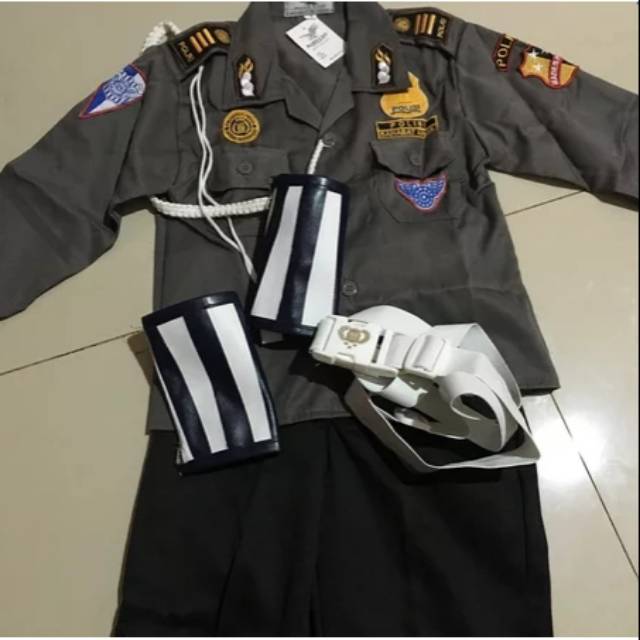 Jual seragam sekolah anak tk (polisi cilik) | Shopee Indonesia
