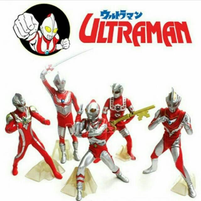 Jual Ultraman Action Figure Set Cake Topper Hiasan Kue Ulang Tahun ...