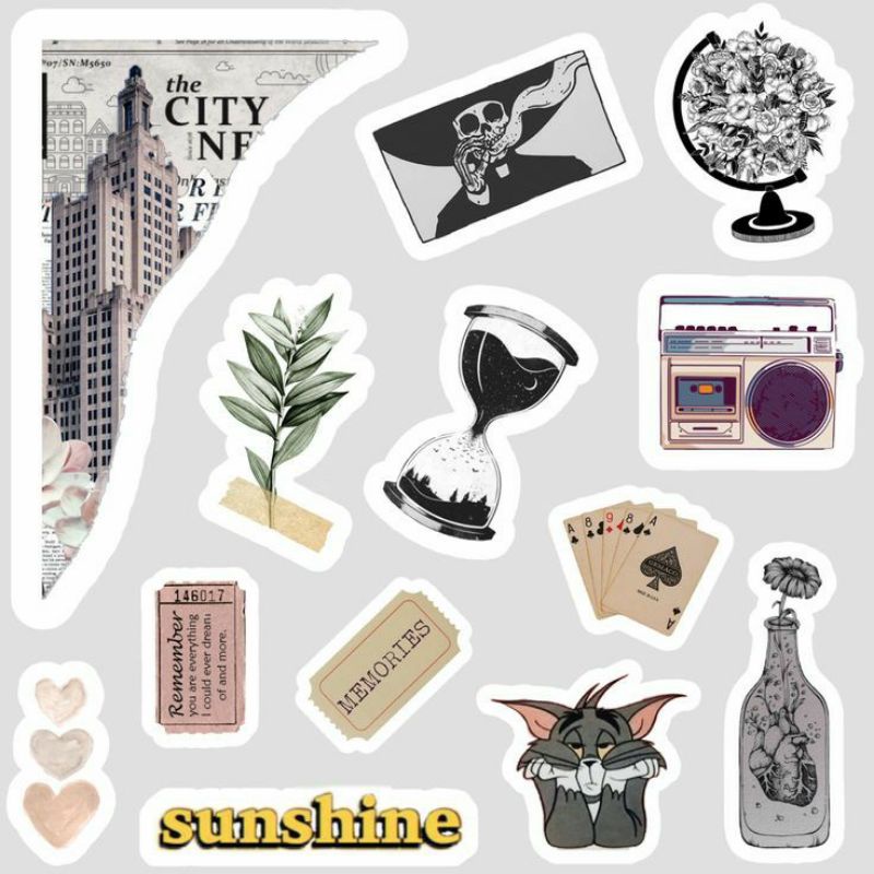 Jual STICKER AESTHETIC STIKER TUMBLR AESTHETIC STICKER CASE STICKER ...