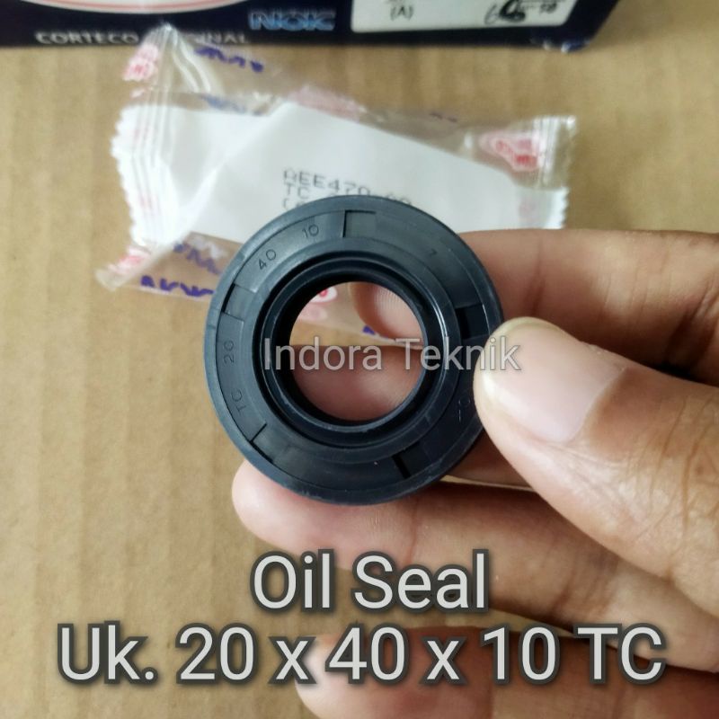 Jual Oil Sil - Oil Seal 20 40 10 - Sil Oli TC 20x40x10 NOK Corteco ...
