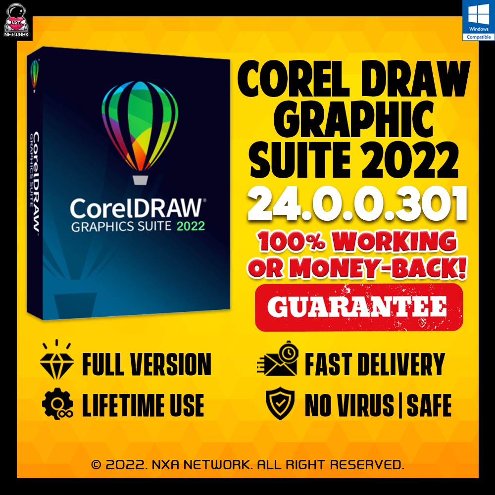 Jual CorelDRAW Graphic Suite 2022 v24.0.0.301 + Add-On + GUIDE | DEC ...