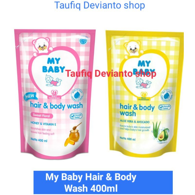 Jual My baby Hair & Body Wash Refill 400ml(exp.sept 2022) | Shopee ...