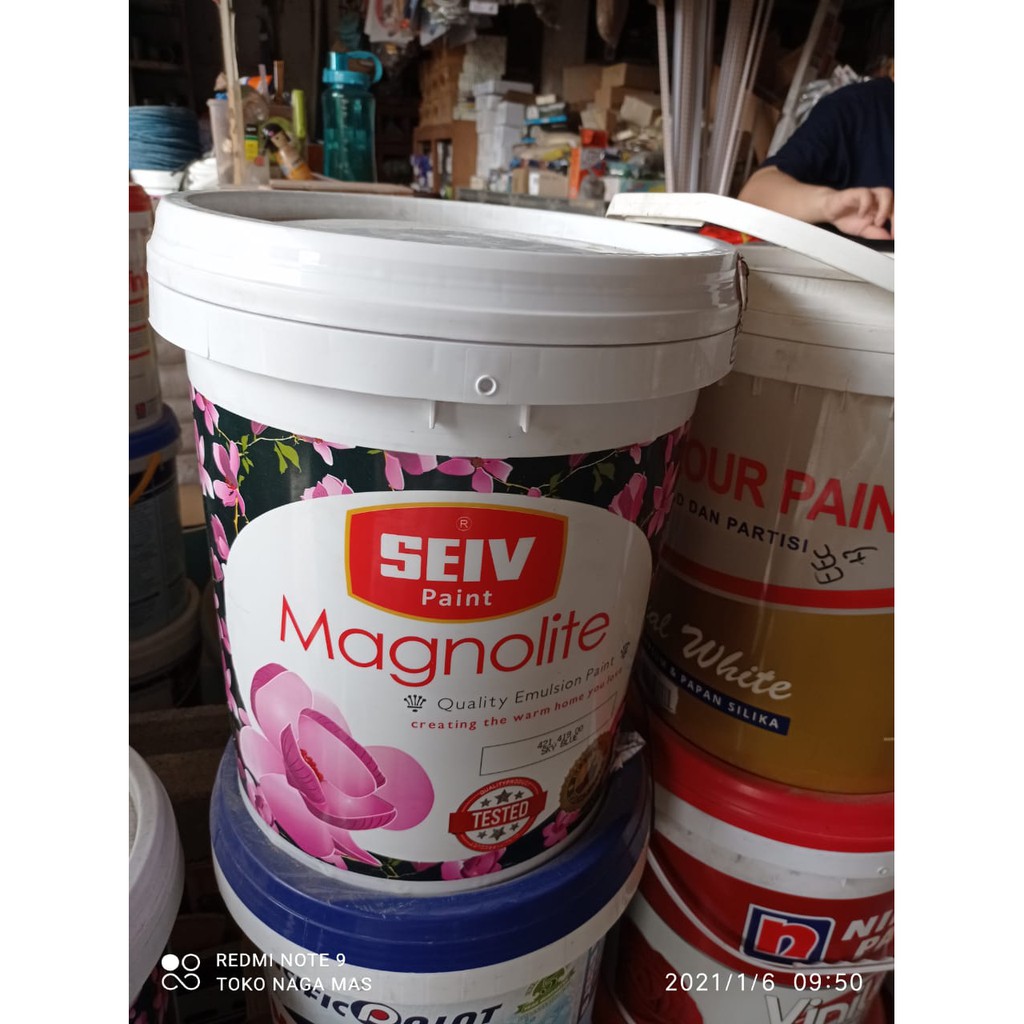 Jual CAT SEIV MAGNOLITE 25 KG ORI | Shopee Indonesia