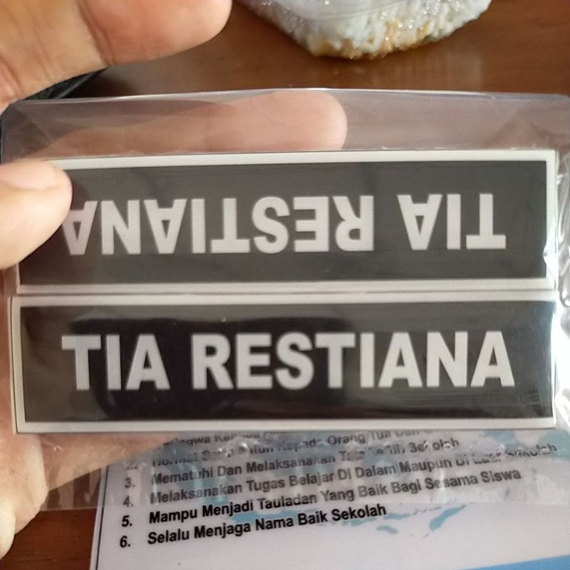 Jual papan nama/name tag | Shopee Indonesia
