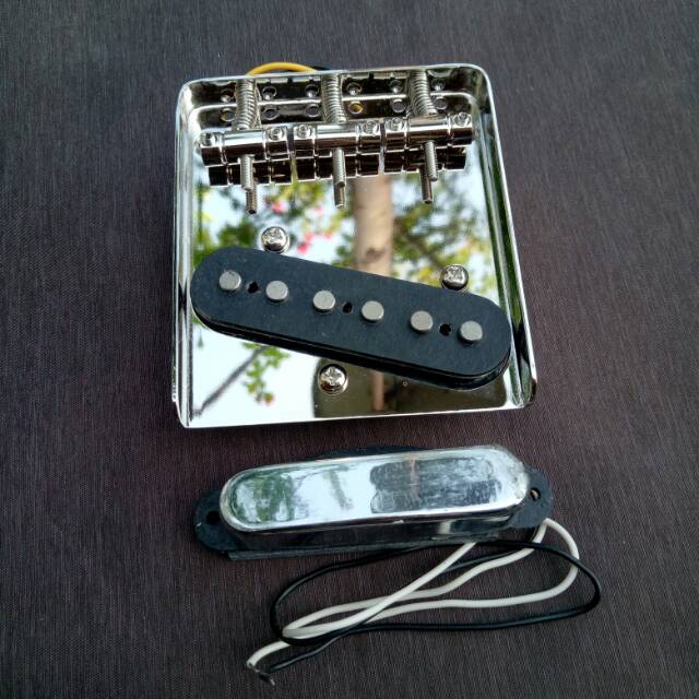 Jual Bridge Set Pickup Telecaster Tele Original | Shopee Indonesia