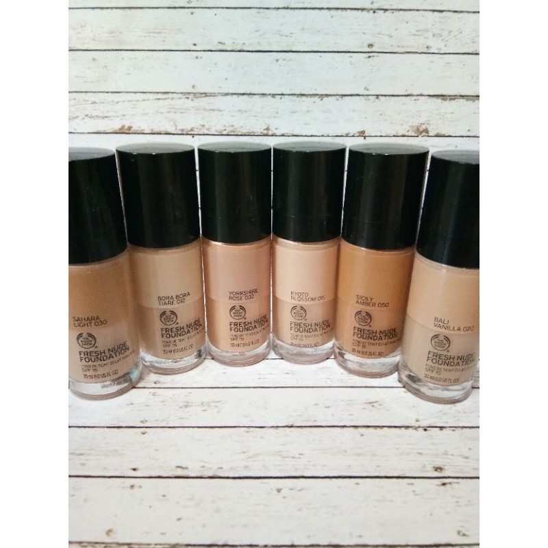Jual The Body Shop Fresh Nude Foundation 30ml | Shopee Indonesia