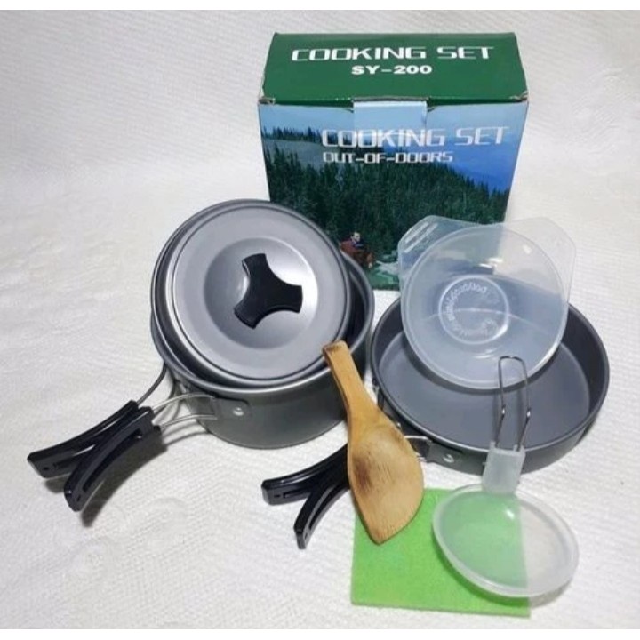 Jual Nesting Camping Alat Masak Panci Kemping Gunung SY-200 Nesting 2 ...