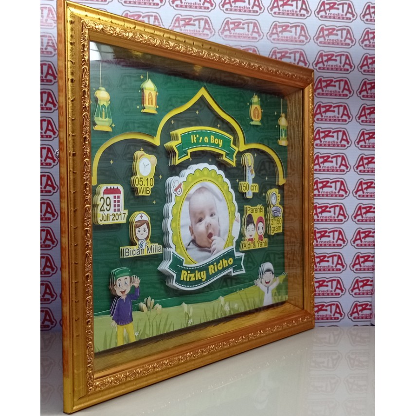 Jual biodata bayi 3D pop up scrap | Shopee Indonesia