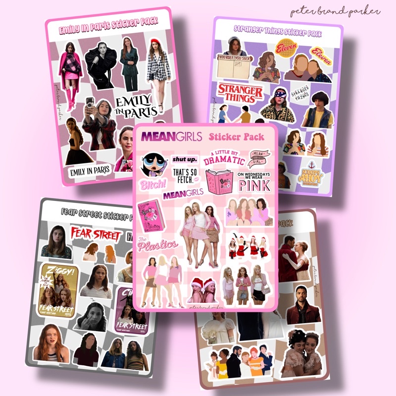 Jual NETFLIX MOVIE SERIES STICKER PACK | Shopee Indonesia