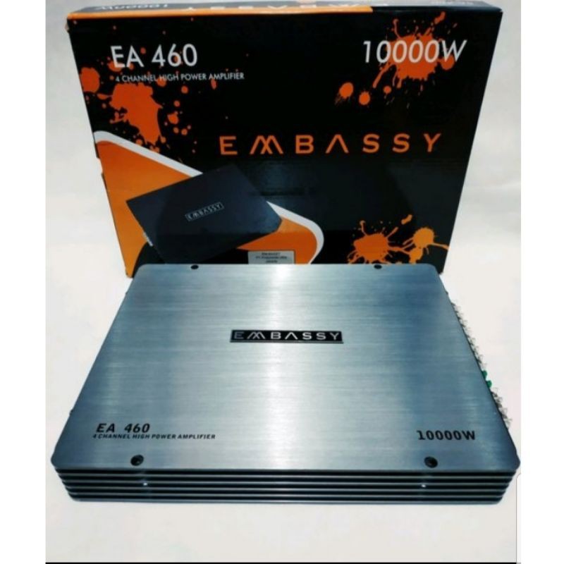 Jual power mobil amplifier 4 channel embassy ea 460 | Shopee Indonesia