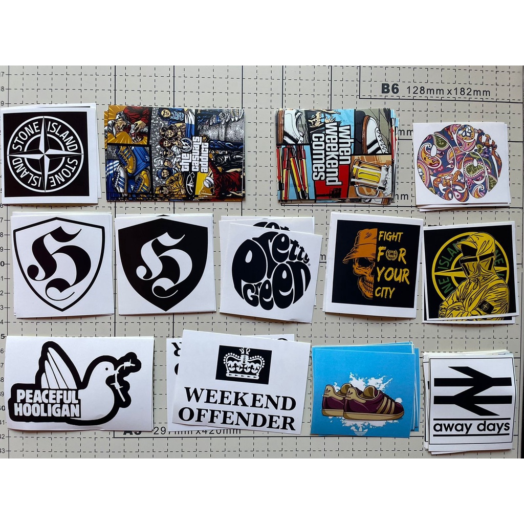 Jual STIKER 30 PCS RANDOM STICKER CASUAL ULTRAS FIRM STIKER BRAND ...
