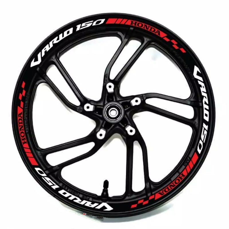 Jual stiker velg ban motor vario 125/150/160/stiker variasi velg motor ...