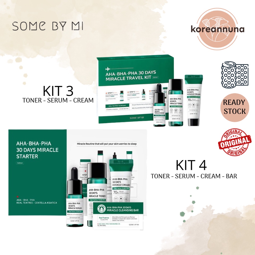 Jual SOMEBYMI TRIAL SET AHA BHA PHA MIRACLE STARTER KIT 3& 4 KIT ...