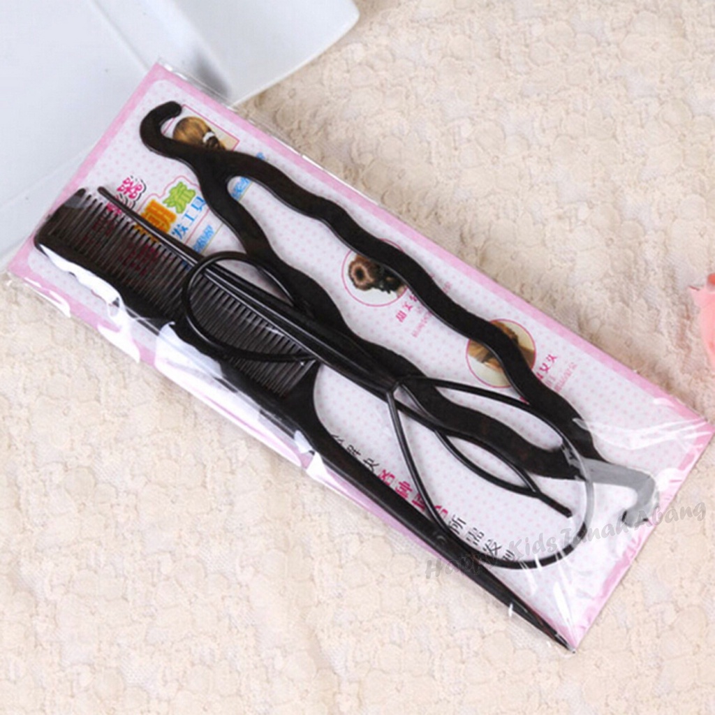 Jual SET HAIR LOOP STYLING 4 IN 1 / PAKET ALAT PENATA RAMBUT | Shopee ...