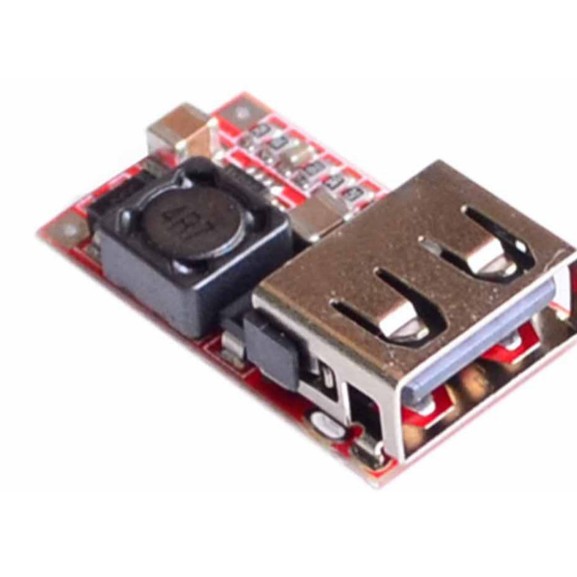 Jual Step Down Converter Module DC 6-24V to 5V 3A Max USB Output ...