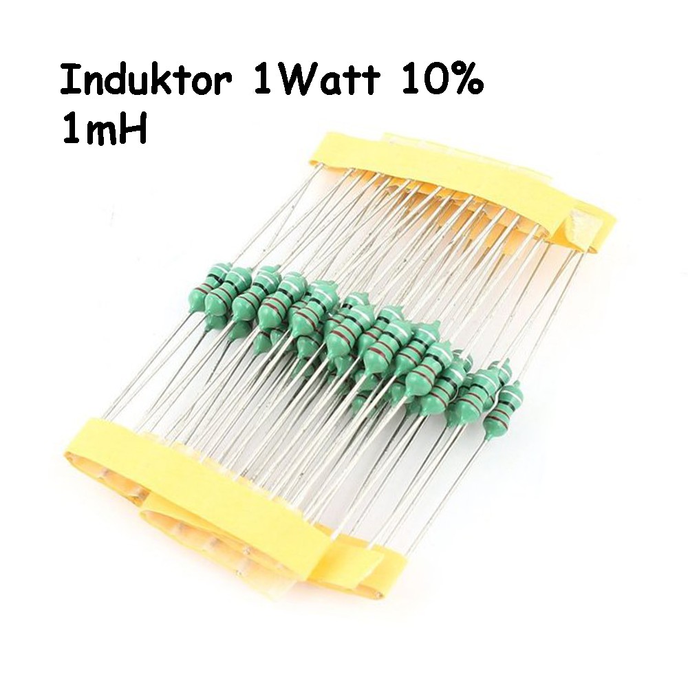 Jual Induktor 1mH 1W Inductor 1 mH 1Watt Toleransi 10% | Shopee Indonesia
