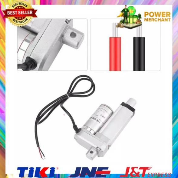 Jual Motorized Motor Linear Actuator Aktuator 50Mm 1500N 12V Motor Dc | Shopee Indonesia