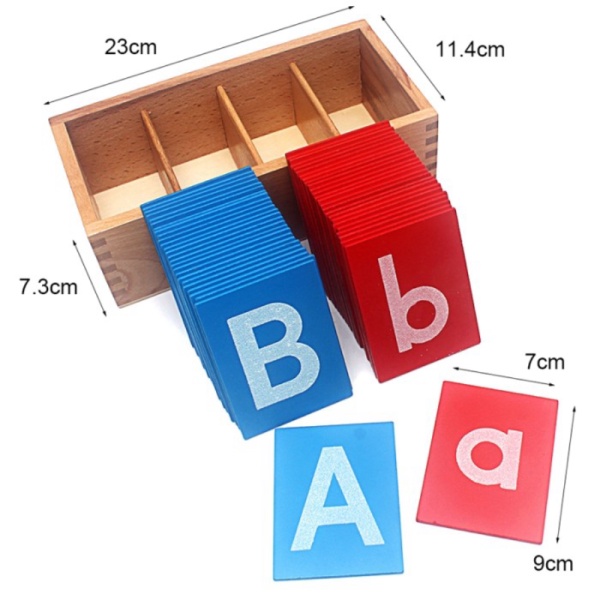 Jual Mainan Montessori Sandpaper Letter Sand Paper SPL Murah | Shopee ...