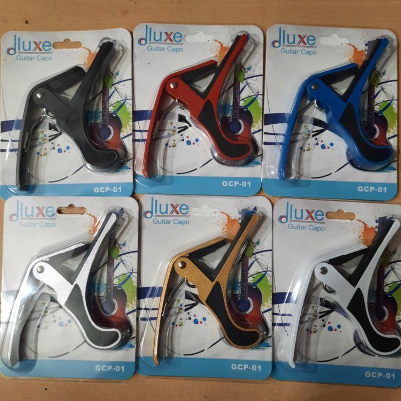 Jual Capo/Kapo DLUXE GCP-01 Bahan Besi Untuk Gitar Akustik, Elektrik dan Klasik | Shopee Indonesia